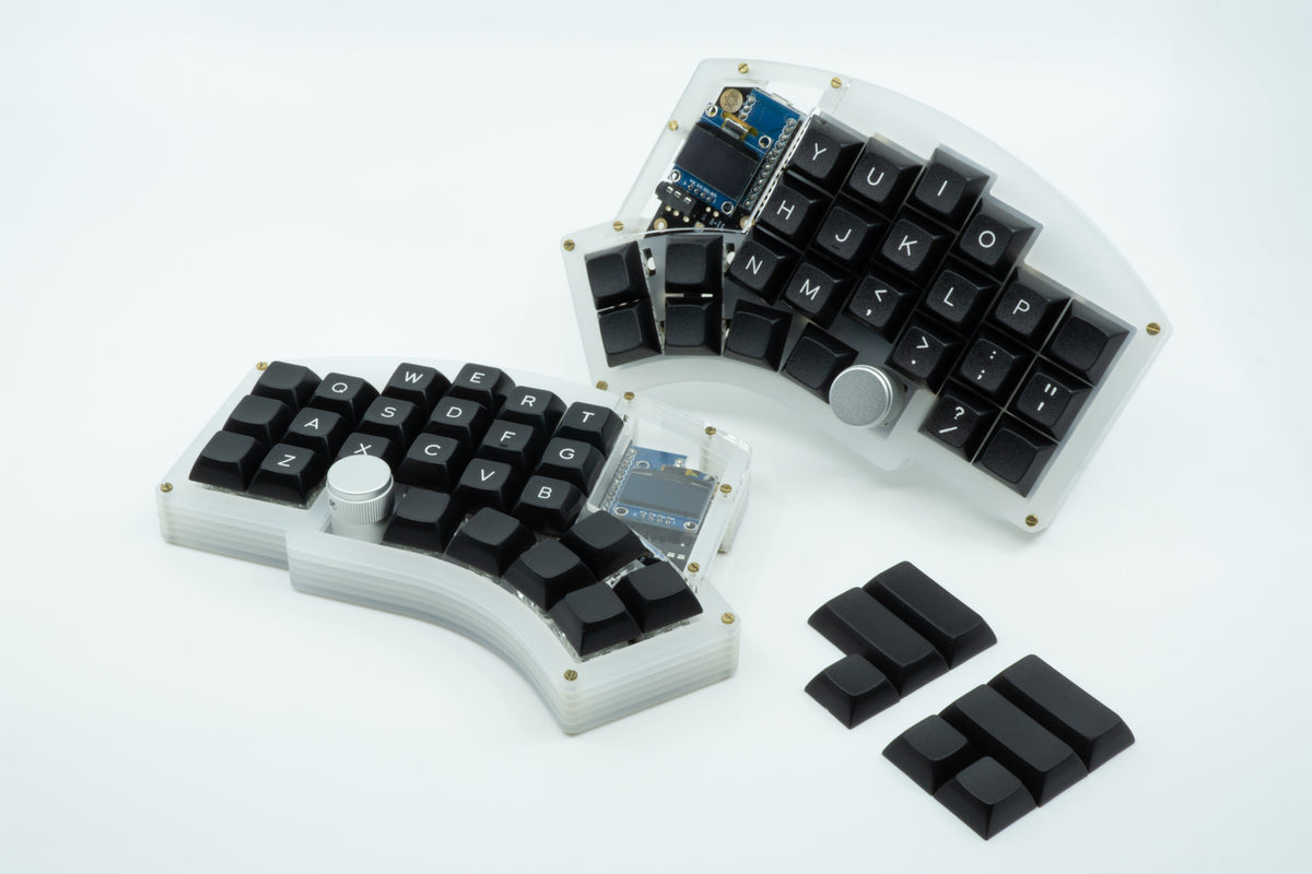DSA Black Keycaps for Kyria — splitkb.com