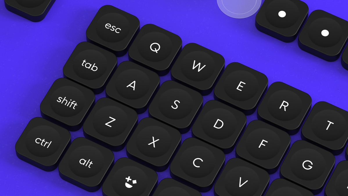 wrk. Daily Choc Low Profile Keycaps — splitkb.com